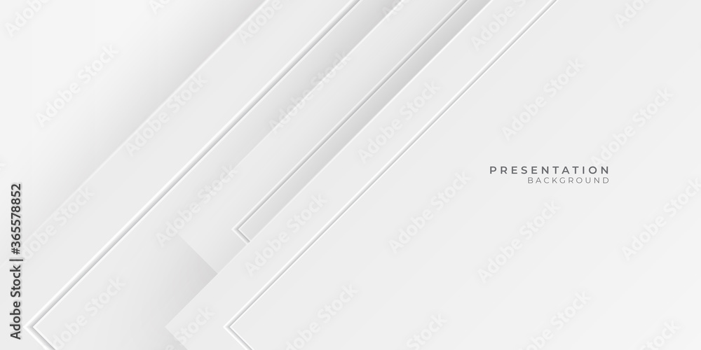 Modern abstract light silver 3d background vector for presentation ...