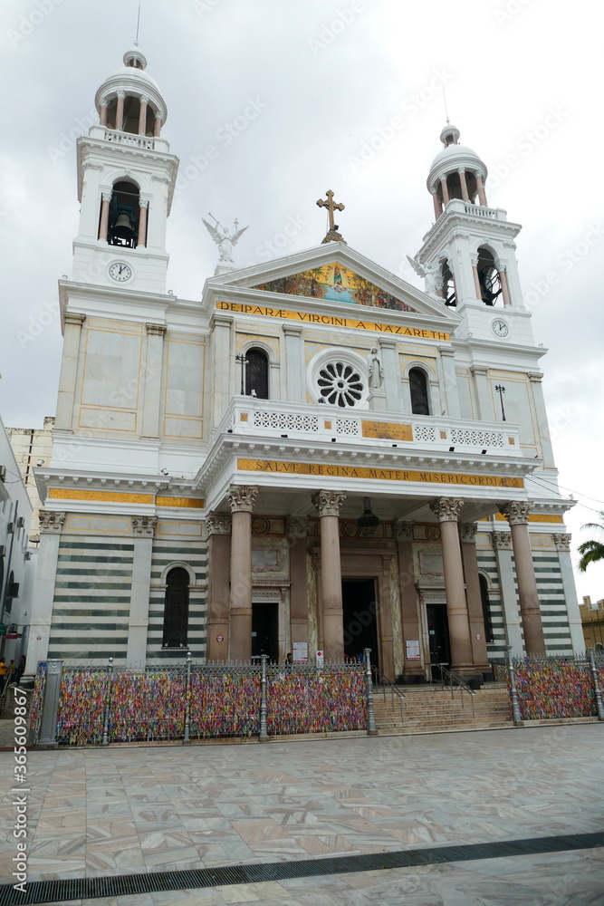 Nossa Senhora Nazare Cathedral in Belem do Para, Brazil. Nazareth ...