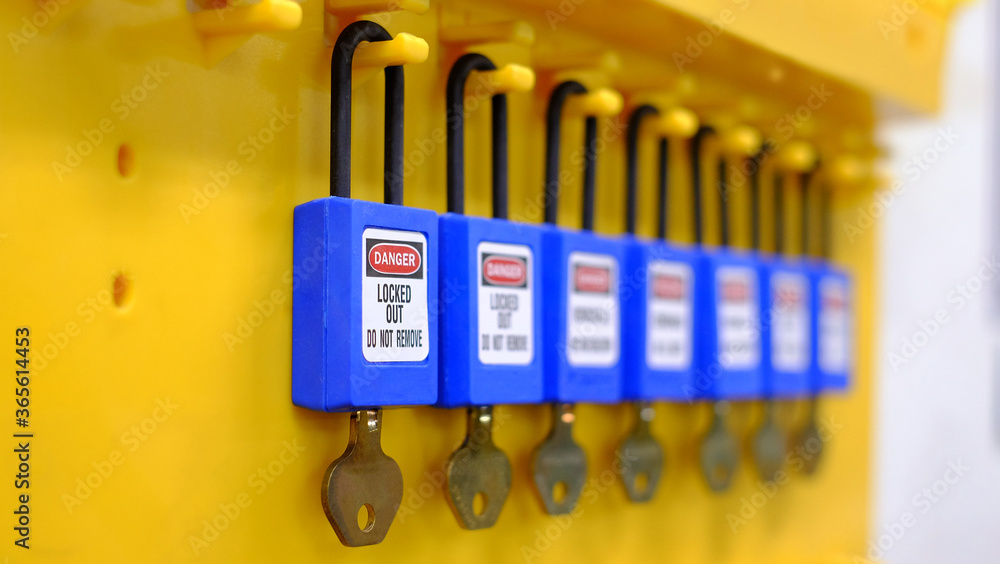 Lock out & Tag out , Lockout station,machine - specific lockout devices ...
