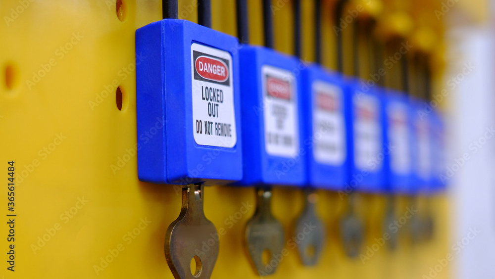 Lock out & Tag out , Lockout station,machine - specific lockout devices ...