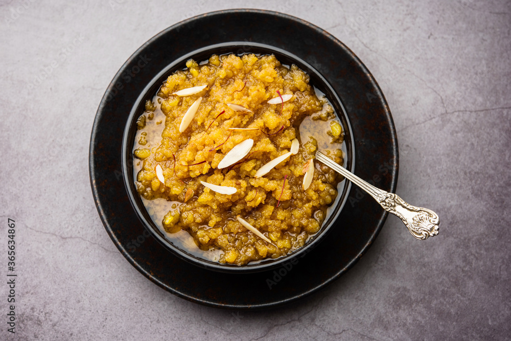 Moong Dal Halwa or Mung Daal Halva is an Indian sweet / dessert recipe ...