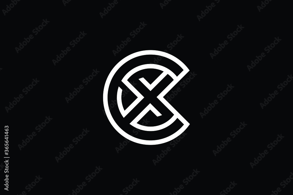 Minimal Innovative Initial CX logo and XC logo. Letter CX XC creative ...