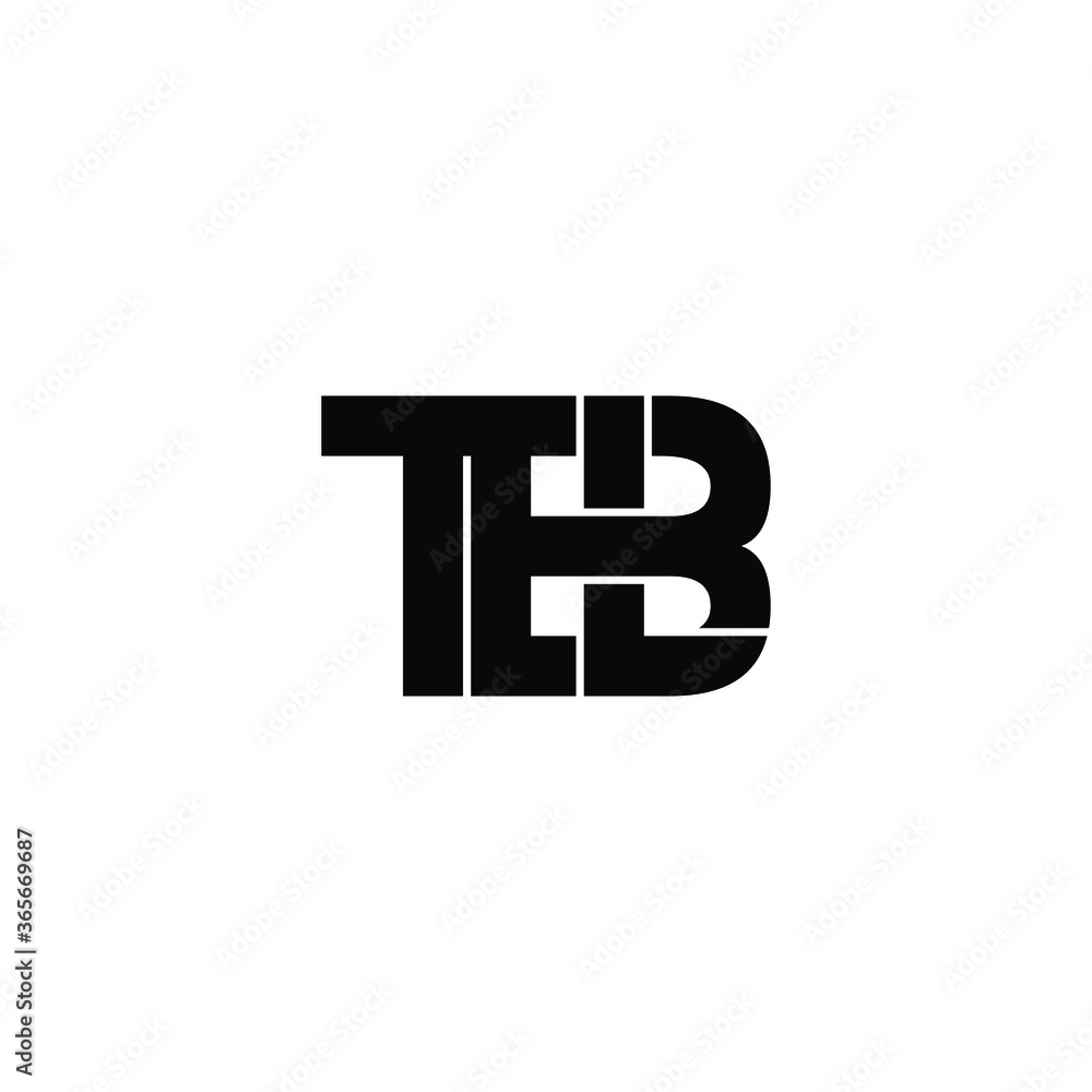 tbl letter original monogram logo design Stock Vector | Adobe Stock