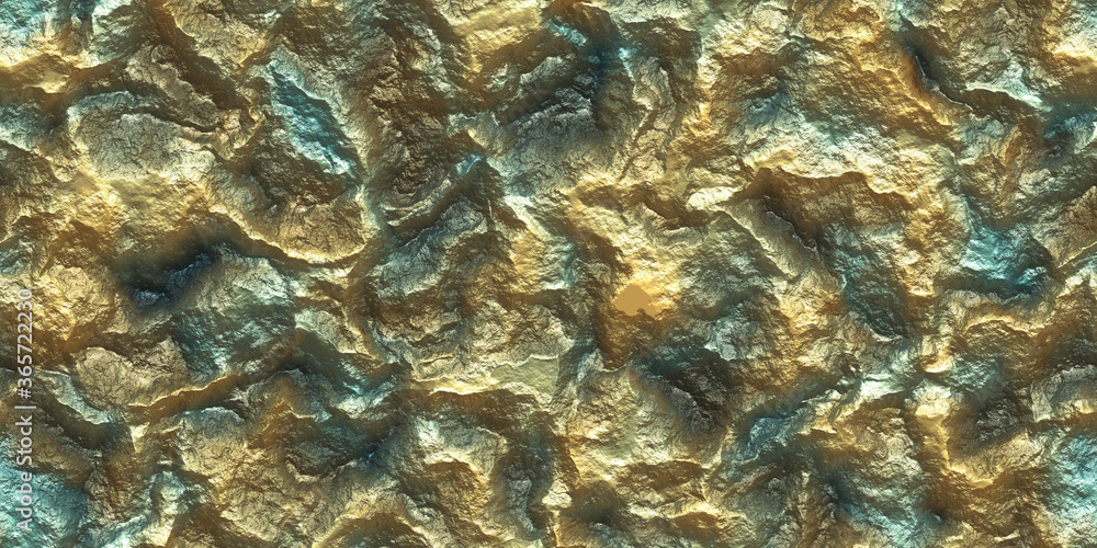 Yellow Gold Shine Stone Mineral Surface. Metal Paint Rock Shining ...