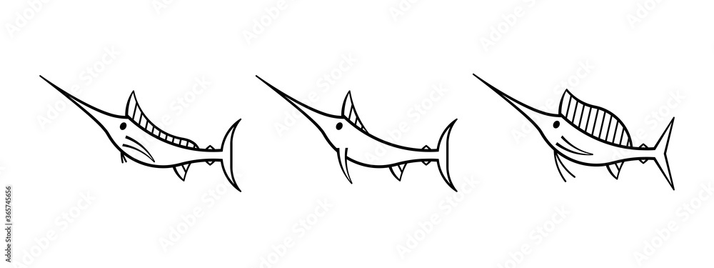 Sailfish Outline