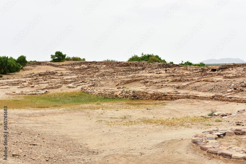 Dholavira is an archaeological site at Khadirbet in Bhachau Taluka of ...