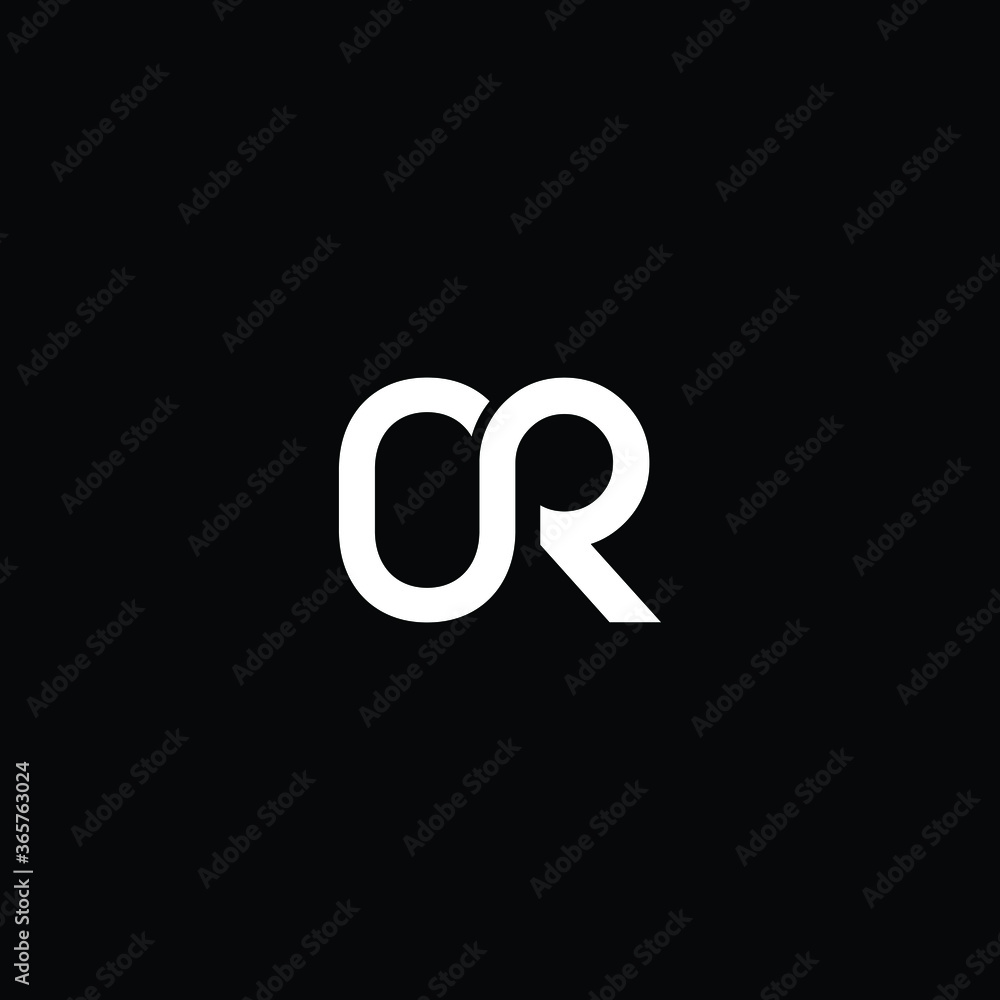 O R or RO logo and icon designs with different colors and backgrounds ...