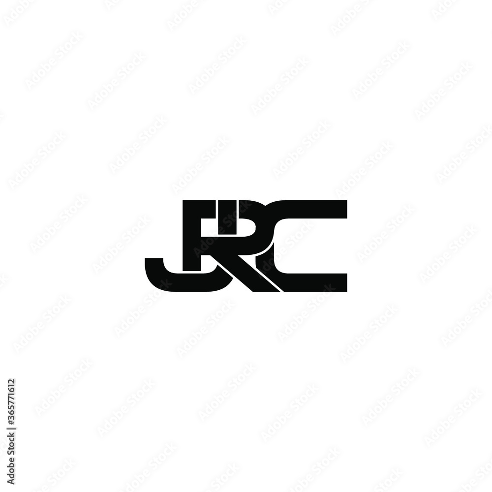 jrc letter original monogram logo design Stock Vector | Adobe Stock
