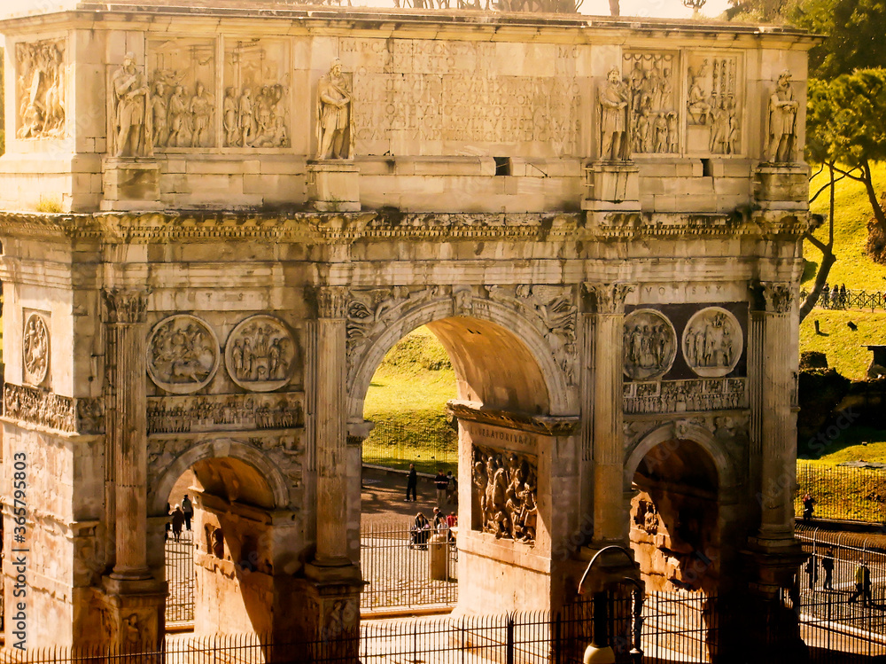 My beautiful pictureThe Arch of Constantine, a triumphal arch situated ...