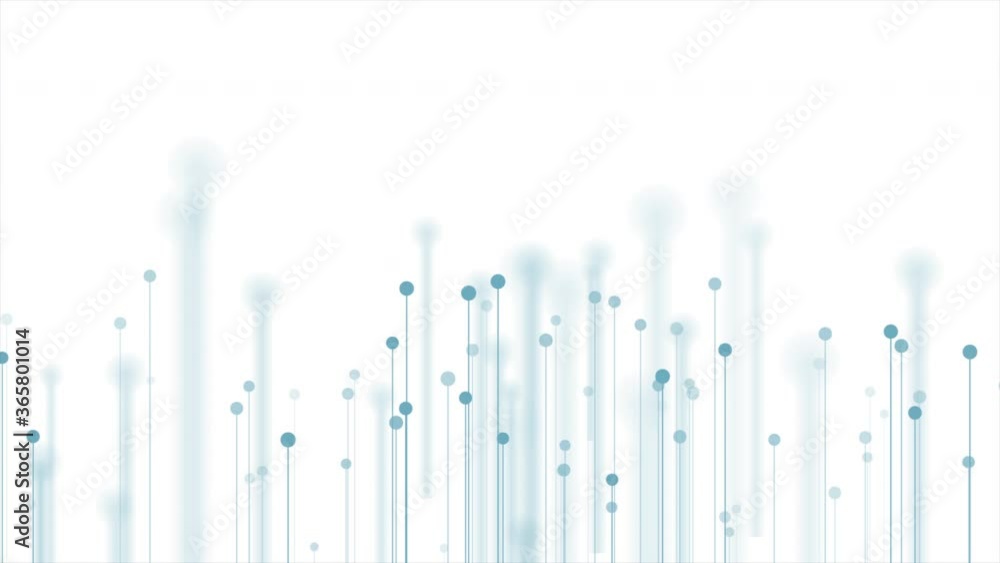 Glowing blue abstract futuristic hi-tech background. Blurred connection ...