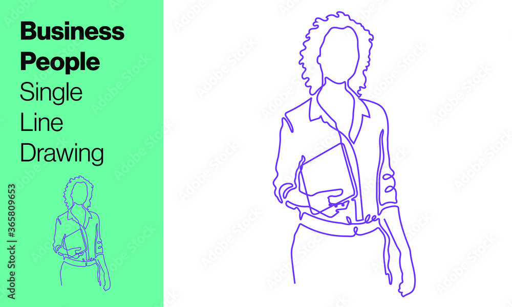 Corporate modern business confident ceo woman with tablet looking at ...