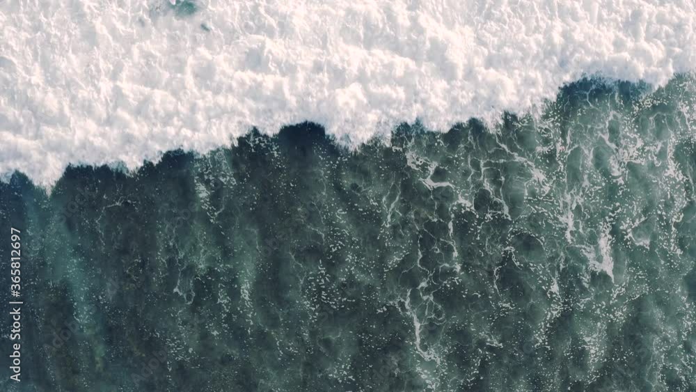 Sea water surface texture, ocean ripples and wave. Stock Video | Adobe ...