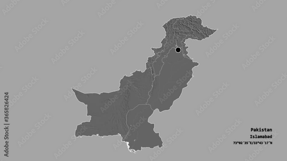 Azad Kashmir, centrally administered area of Pakistan, with its capital ...