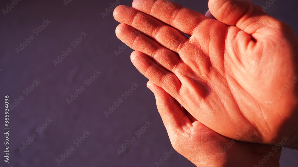 Closeup hand gestures, emotions, facial expressions, body language, non ...