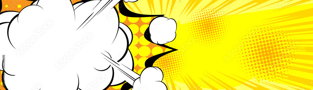 Cartoon design colored background. Comic book backdrop illustration ...