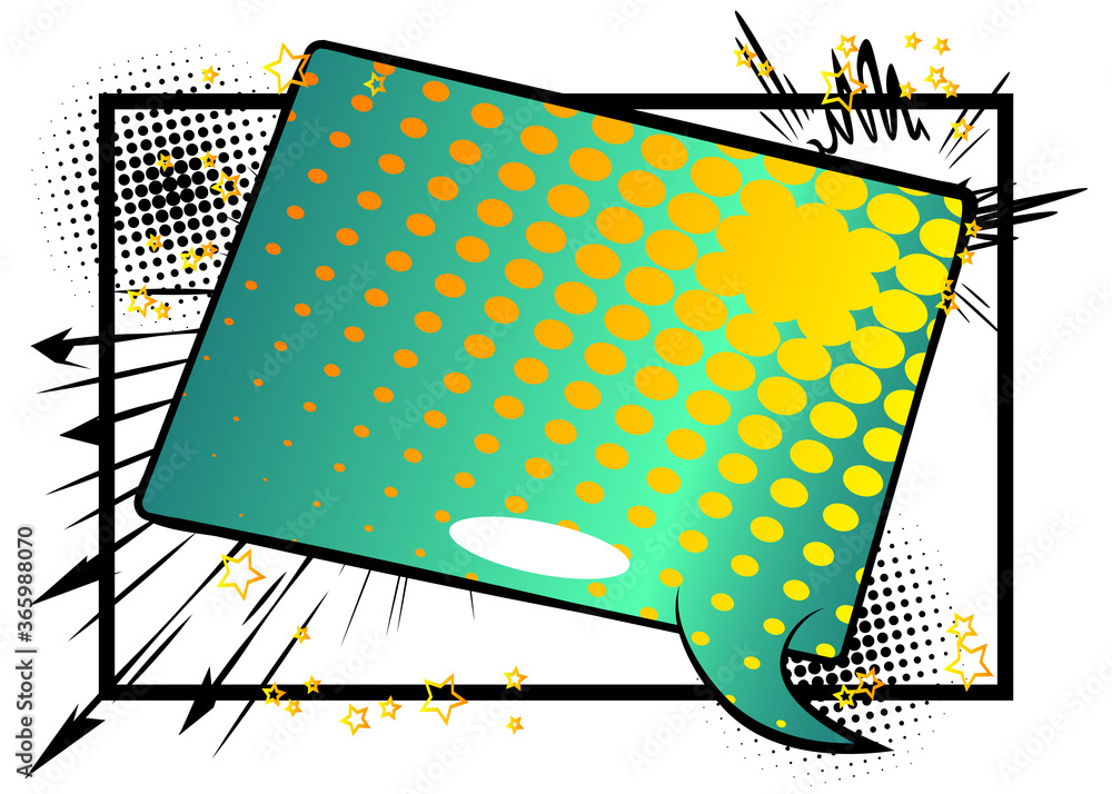 Cartoon design colored background. Comic book backdrop illustration ...