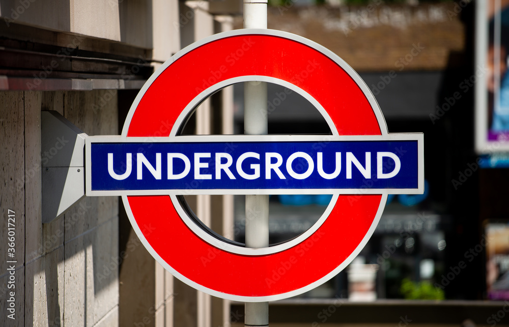 London, UK. 17th July 2020. The famous and iconic London Underground ...