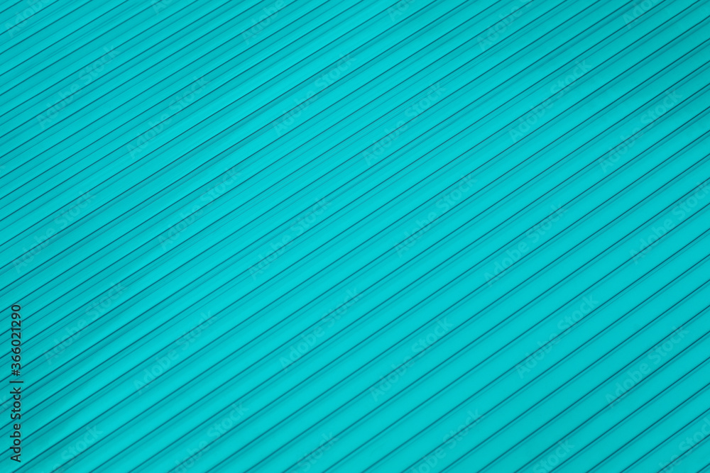 Colored plastic sheet panel image. Turquoise (greenish-blue ...