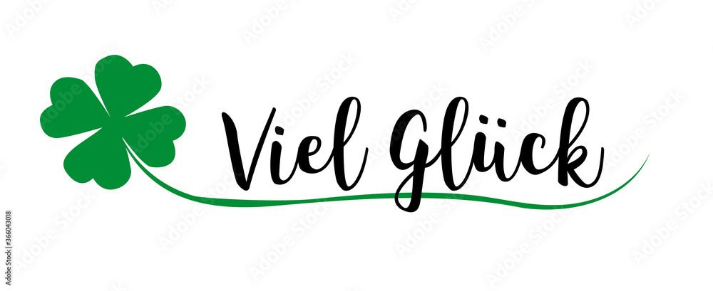 Viel Gluck Kleeblatt