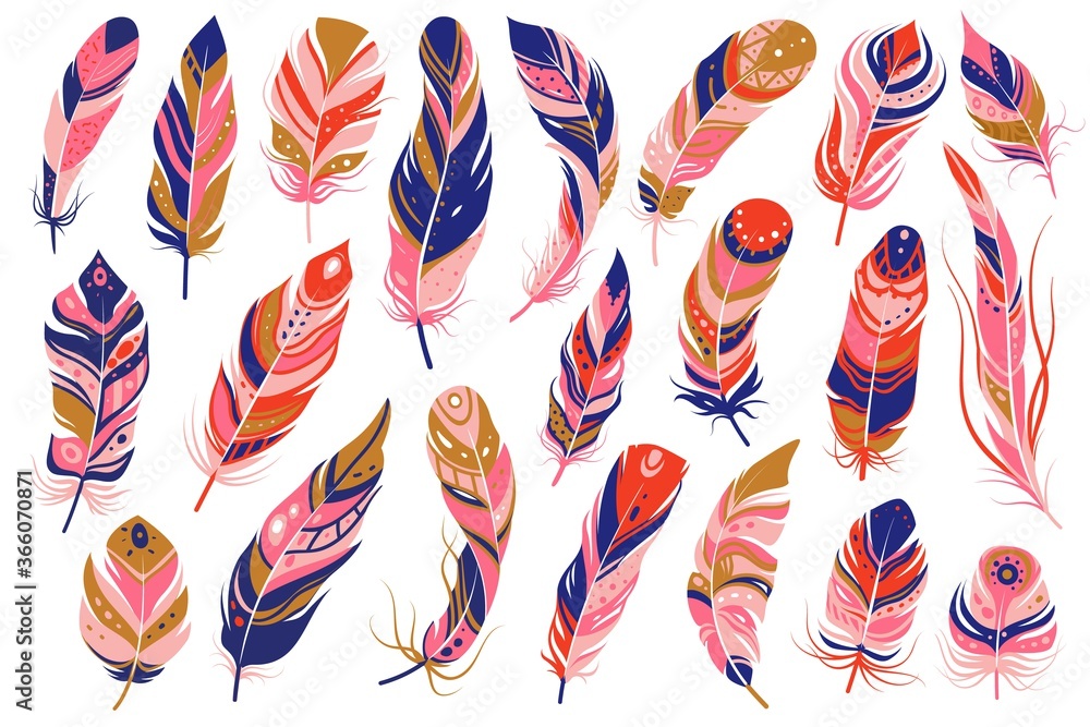 Tribal Feather Design