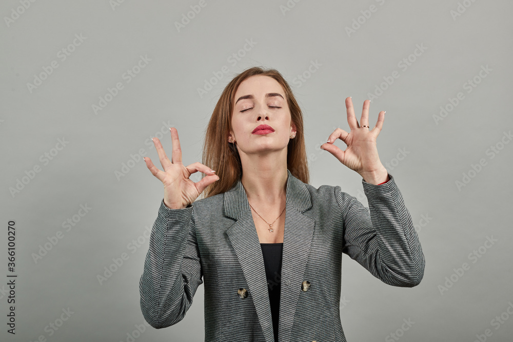 View of hand fingers showing ok sign, gesturing making okay, human ...