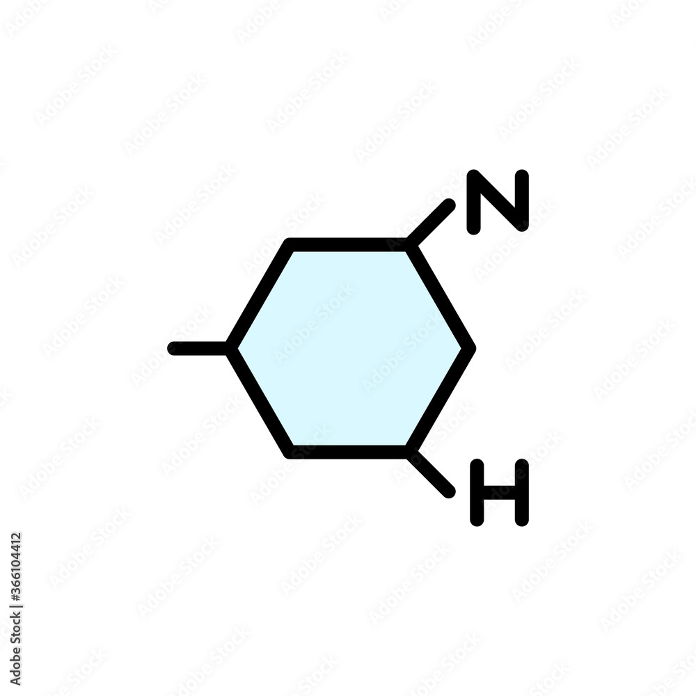 Formula, chemistry icon. Simple color with outline vector elements of ...