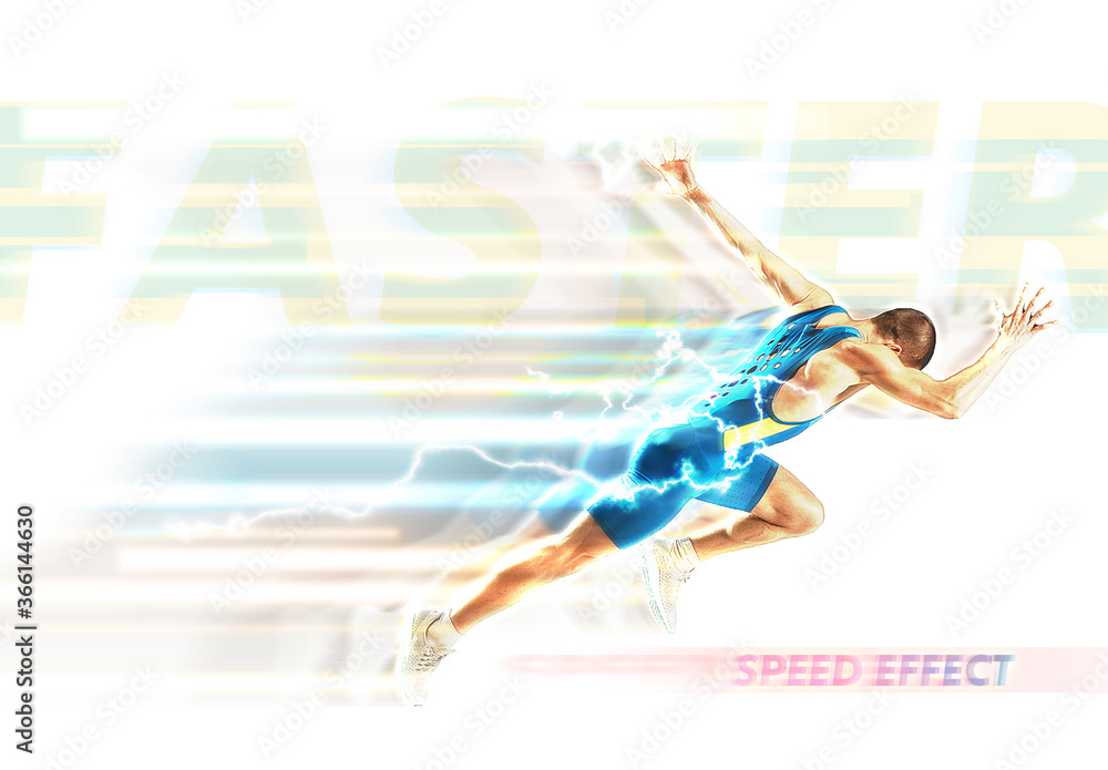 Photoshop Speed Effect Stock Template Adobe Stock