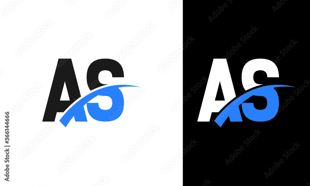 AS logo design - AS Logo Vector Stock Vector | Adobe Stock
