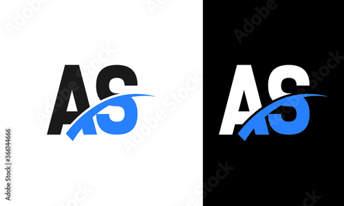 AS logo design - AS Logo Vector Stock Vector | Adobe Stock