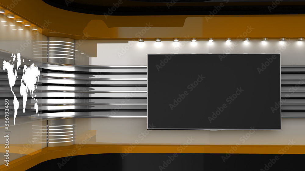 Tv Studio. Backdrop for TV shows. News studio. The perfect backdrop for ...