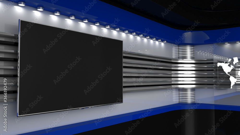 Tv Studio. Backdrop for TV shows. News studio. The perfect backdrop for ...