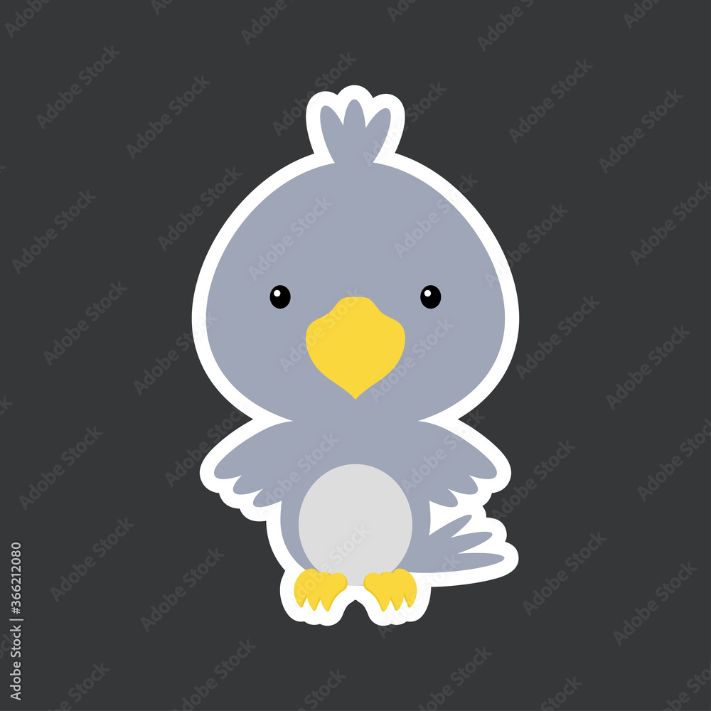 Cute Baby Raven