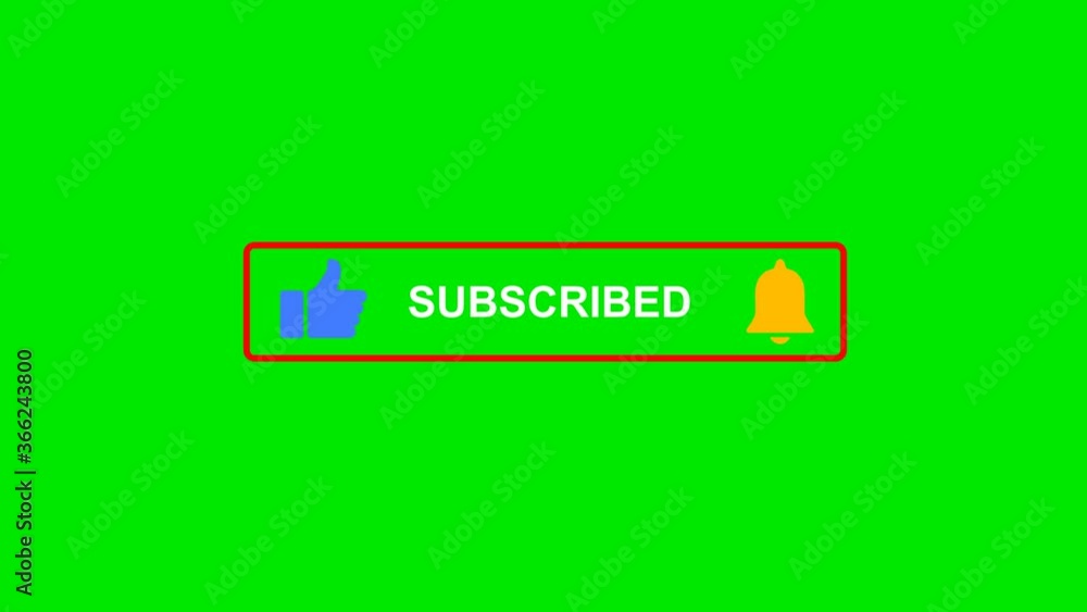 Animated subscribe, get notification button, lower third icon ...