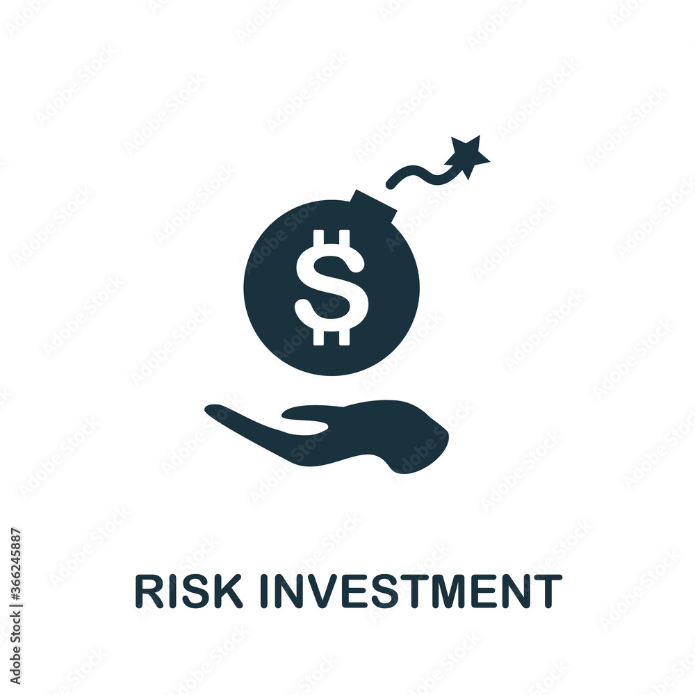Risk Investment icon. Simple element from risk management collection ...