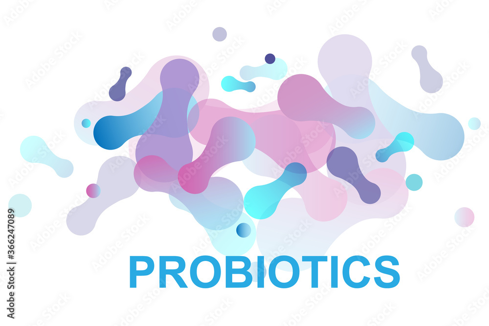 Probiotics bacteria logo. Stock Vector | Adobe Stock
