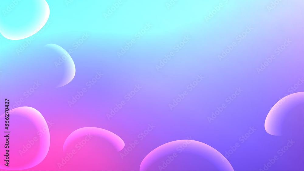 Abstract Bubble background. Modern light effect. Organic gradient ...