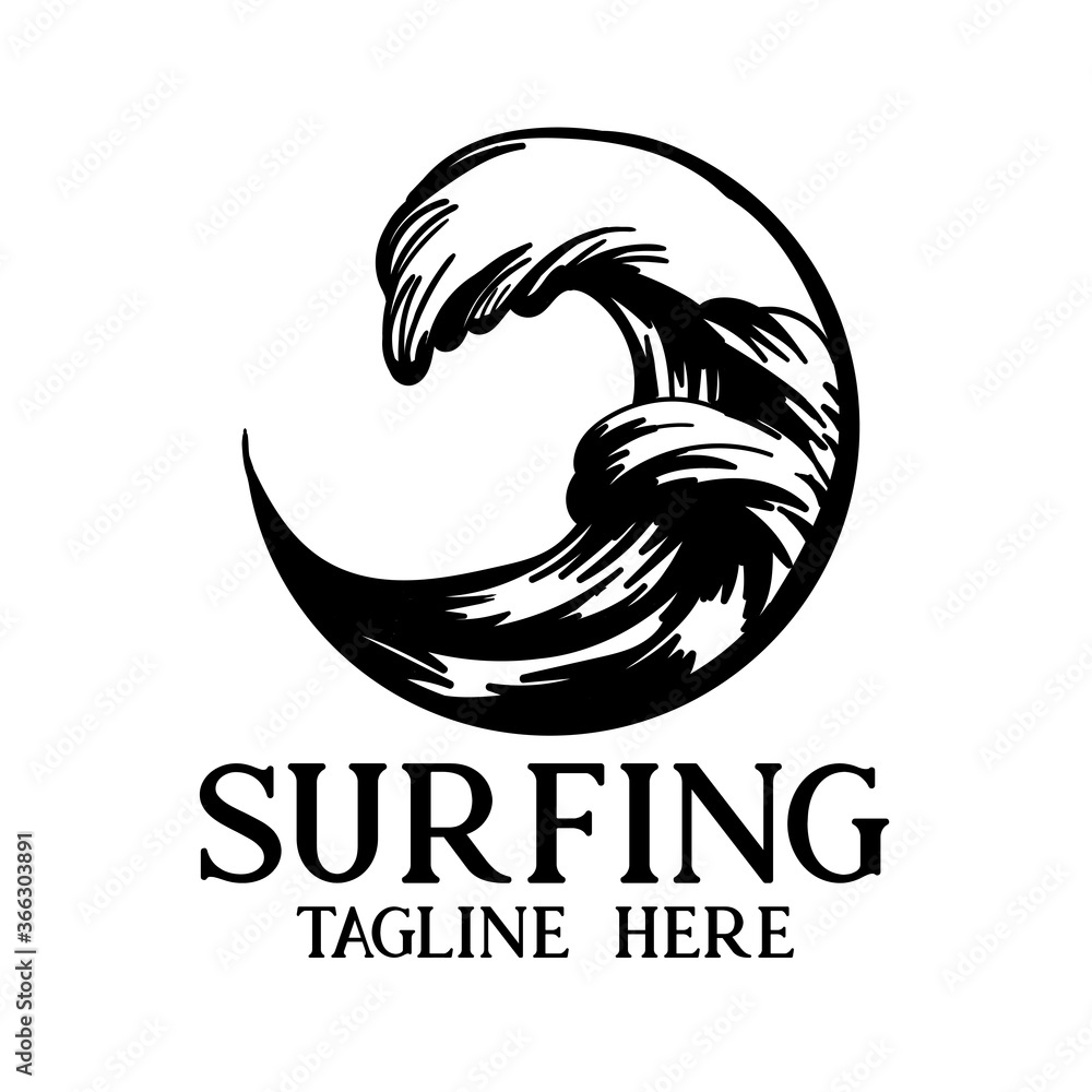 Surf Wave Logo