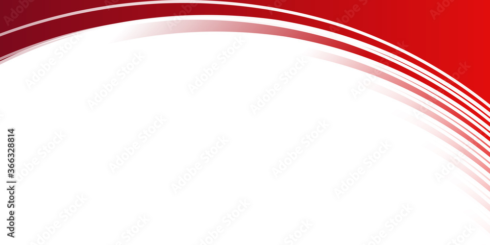 Modern abstract red white cruve wave lines polygonal vector ...