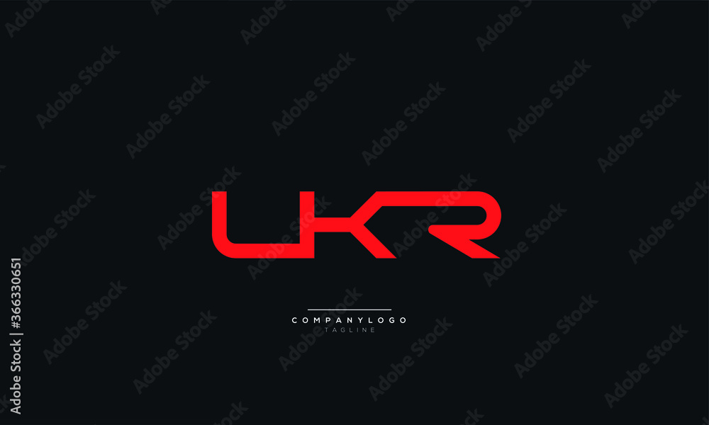 LKR Letter Business Logo Design Alphabet Icon Vector Symbol Stock ...