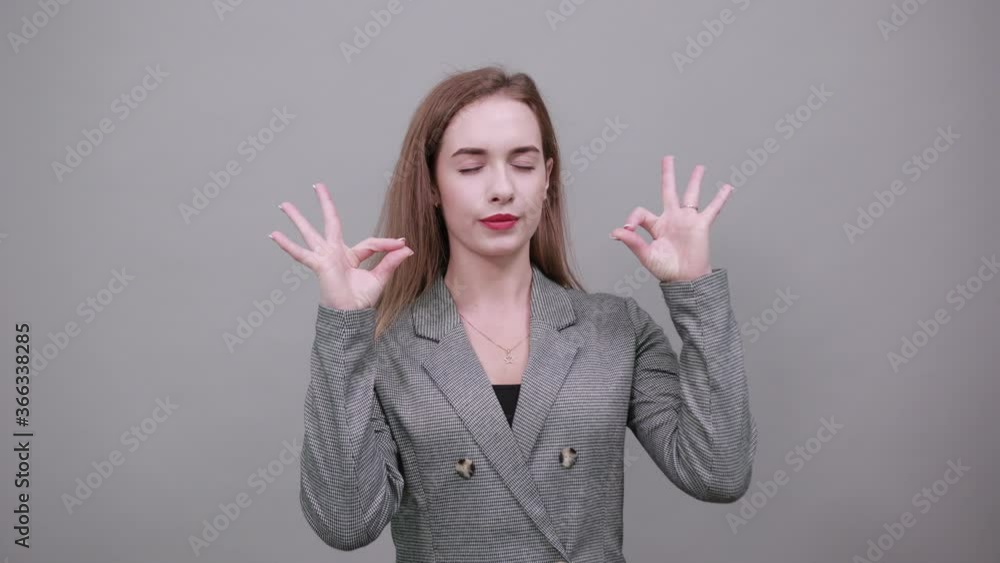 View of hand fingers showing ok sign, gesturing making okay, human ...