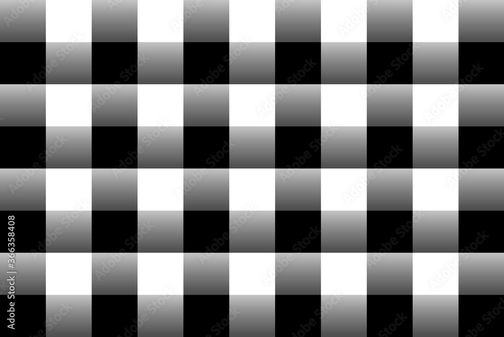 black and white checkered flag. Seamless black white grey gingham check ...