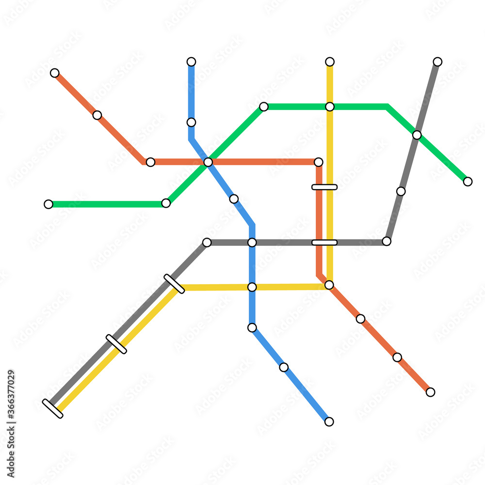 Subway Omnichannel Metro Map Omni Channel Tube Underground Train Line subway-omnichannel-metro-map-omni-channel-tube-underground-train-line