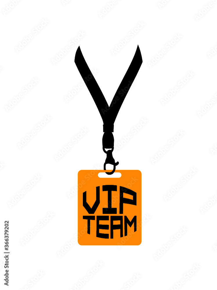 VIP Team Karte Ausweis Influenzer Sexy Text Stock Vector | Adobe Stock