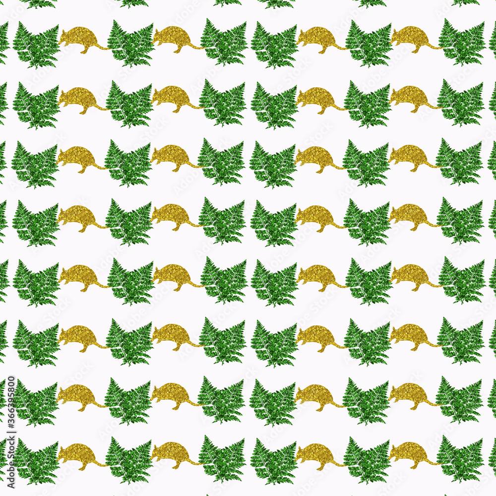 Golden Armadillo Patterns Texture seamless background, 3d illustration ...