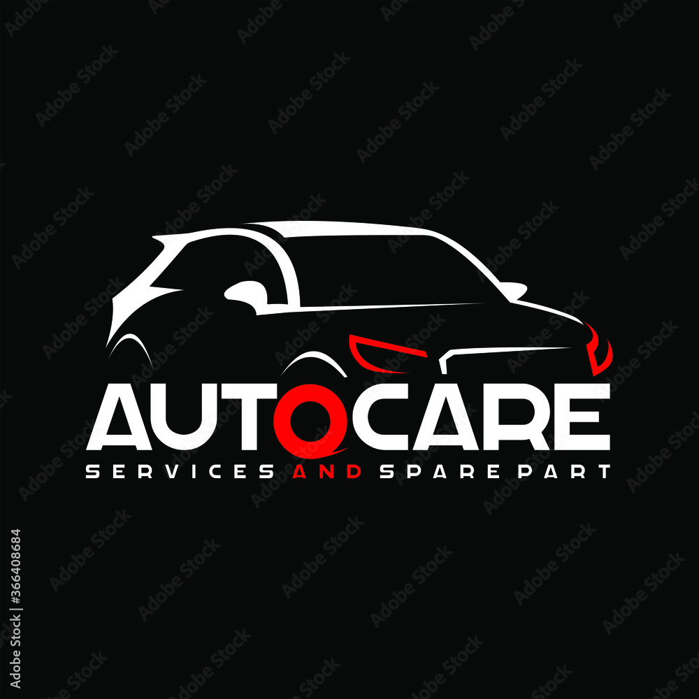 auto care logo automotive template modern sport car vector illustration ...