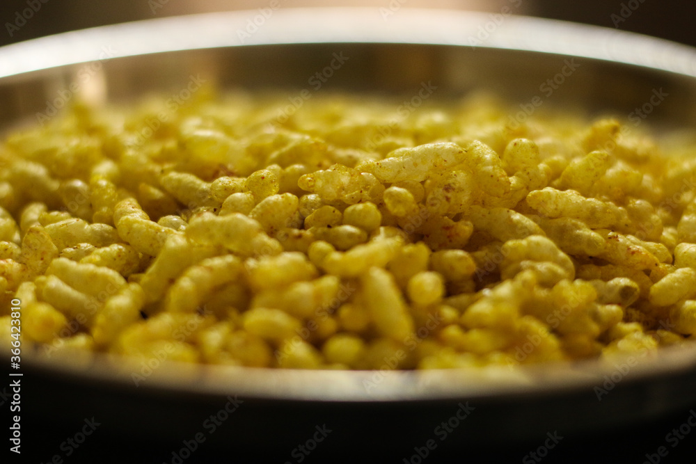 Puffed Rice aka Murmura Stock Photo | Adobe Stock