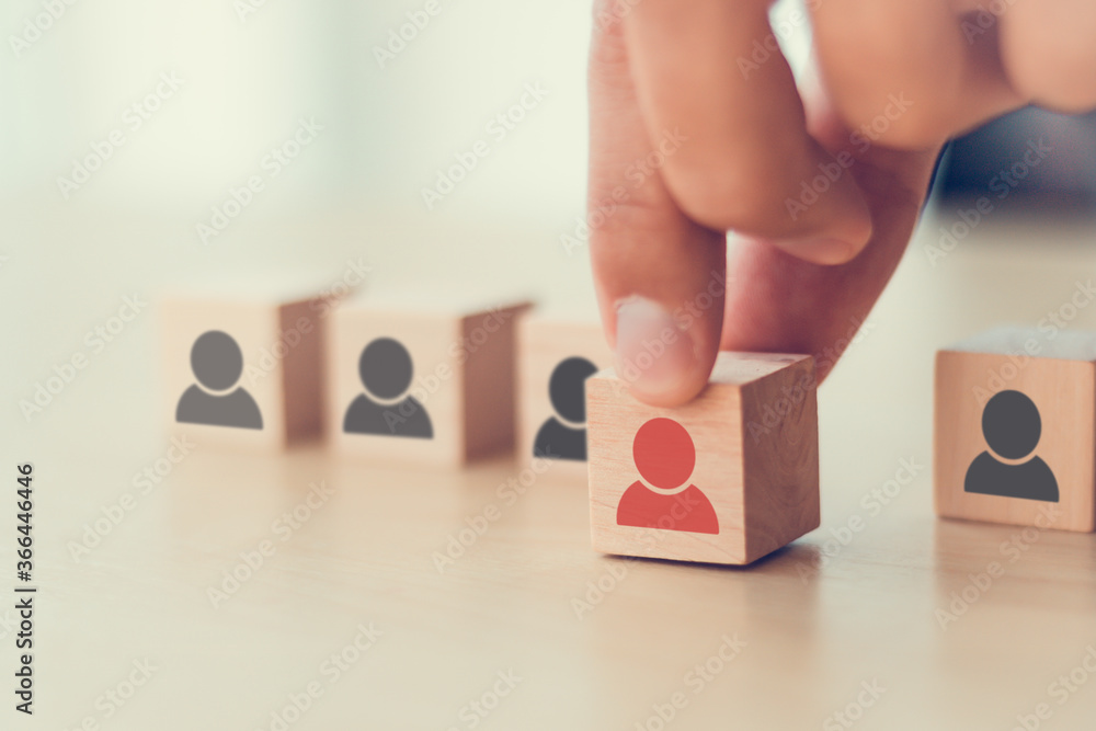 hand man choose the chosen one for job, work, project ,team choose the ...