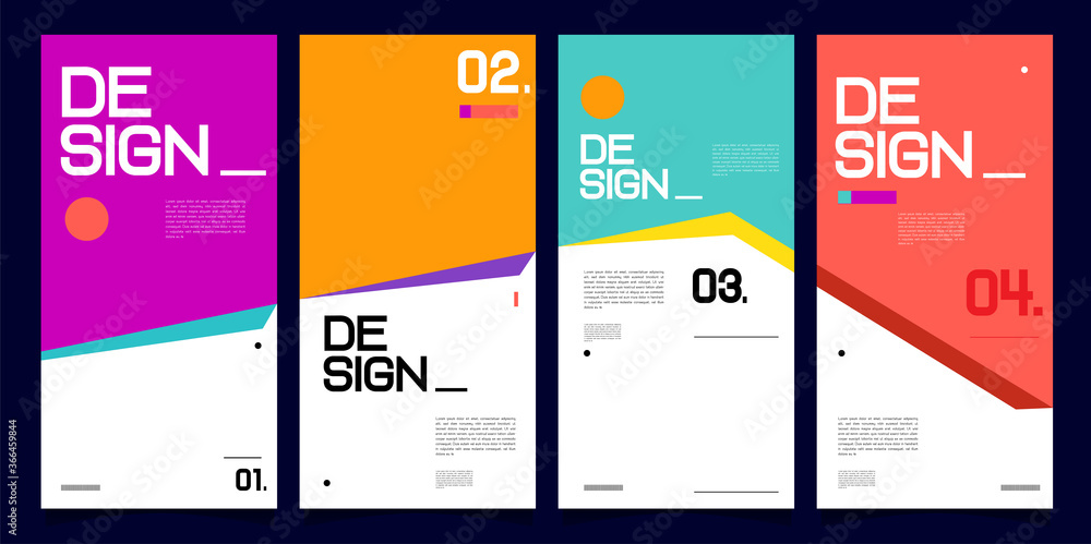 Vector banner background and social media post design template Stock ...