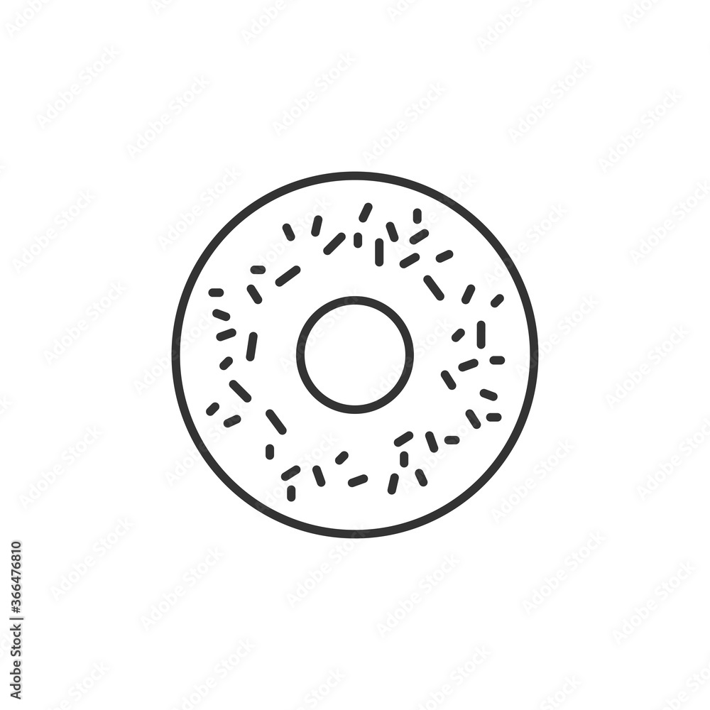 Bagel icon. Everything bagel symbol modern, simple, vector, icon for website design, mobile app ...