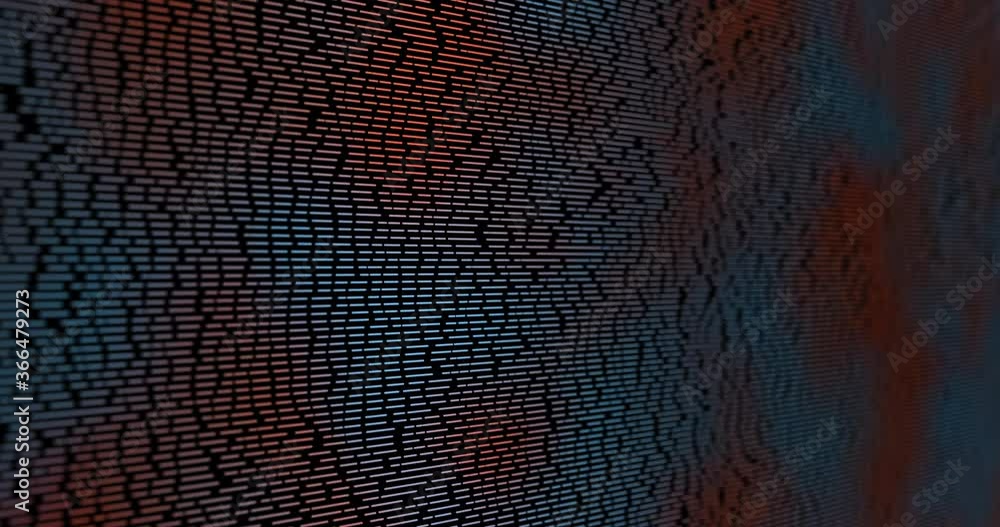 Data background with shining points. Neon sign with abstract ...